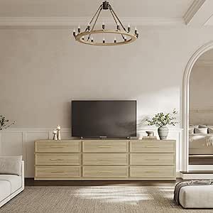 Amazon.com: SICOTAS Night Stand Set 3 Oversized Extra Large Nightstands ...