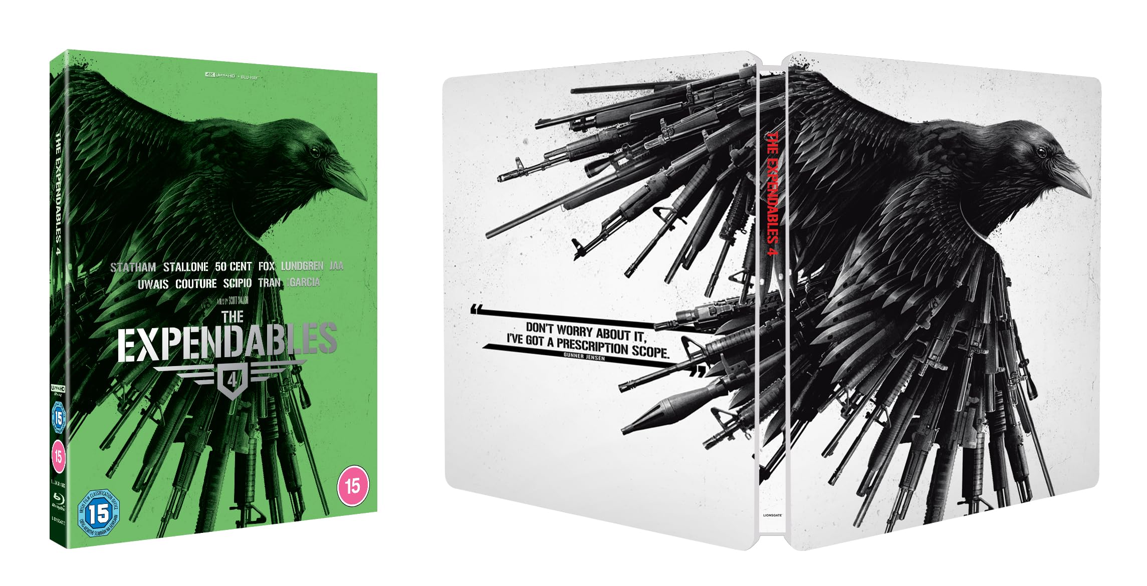 The Expend4bles 4K Ultra HD Steelbook [Blu-ray]: Amazon.it: Film e TV