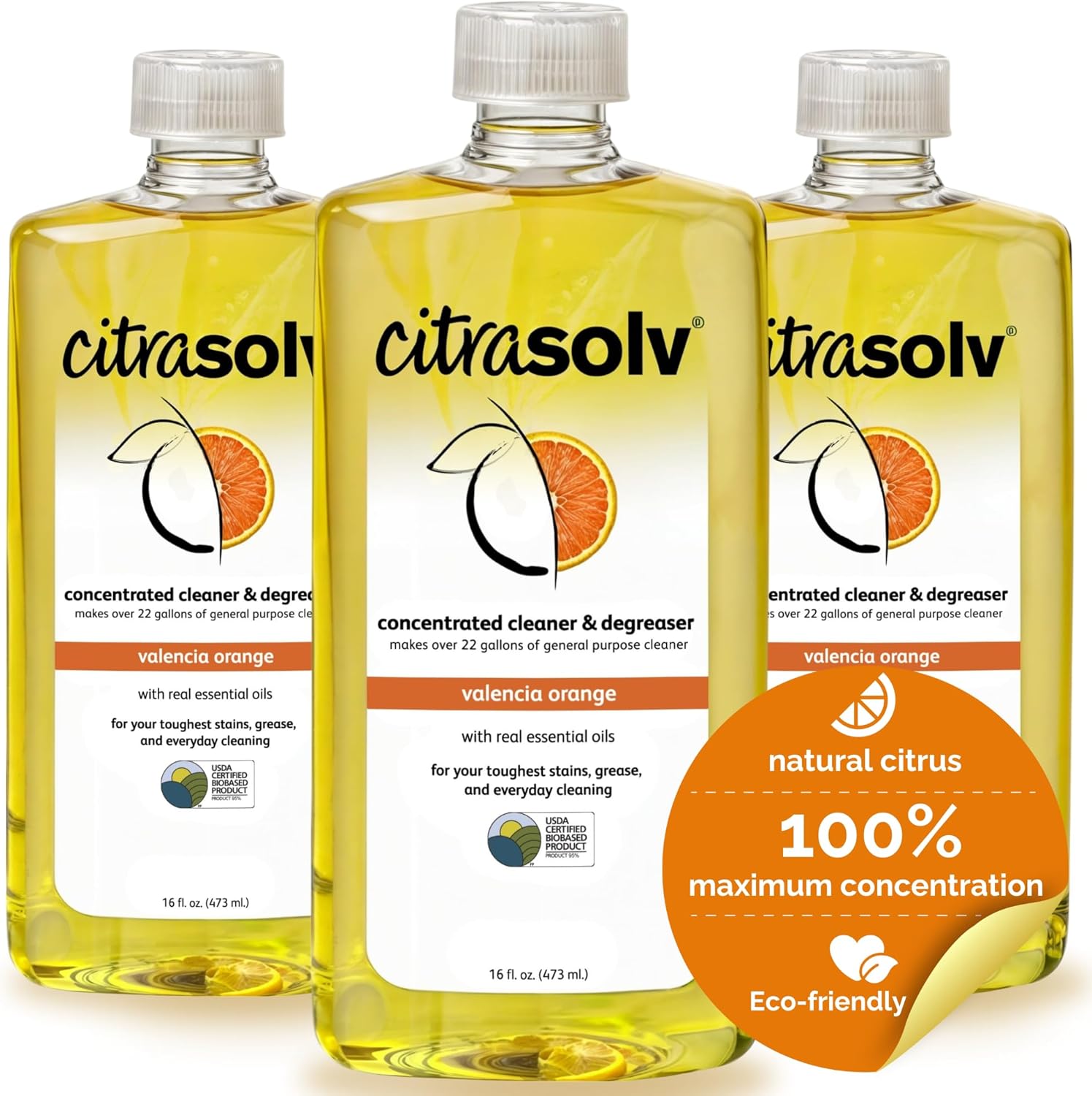 Amazon.com: Citra Solv Concentrated Cleaner & Degreaser, Deodorizer ...