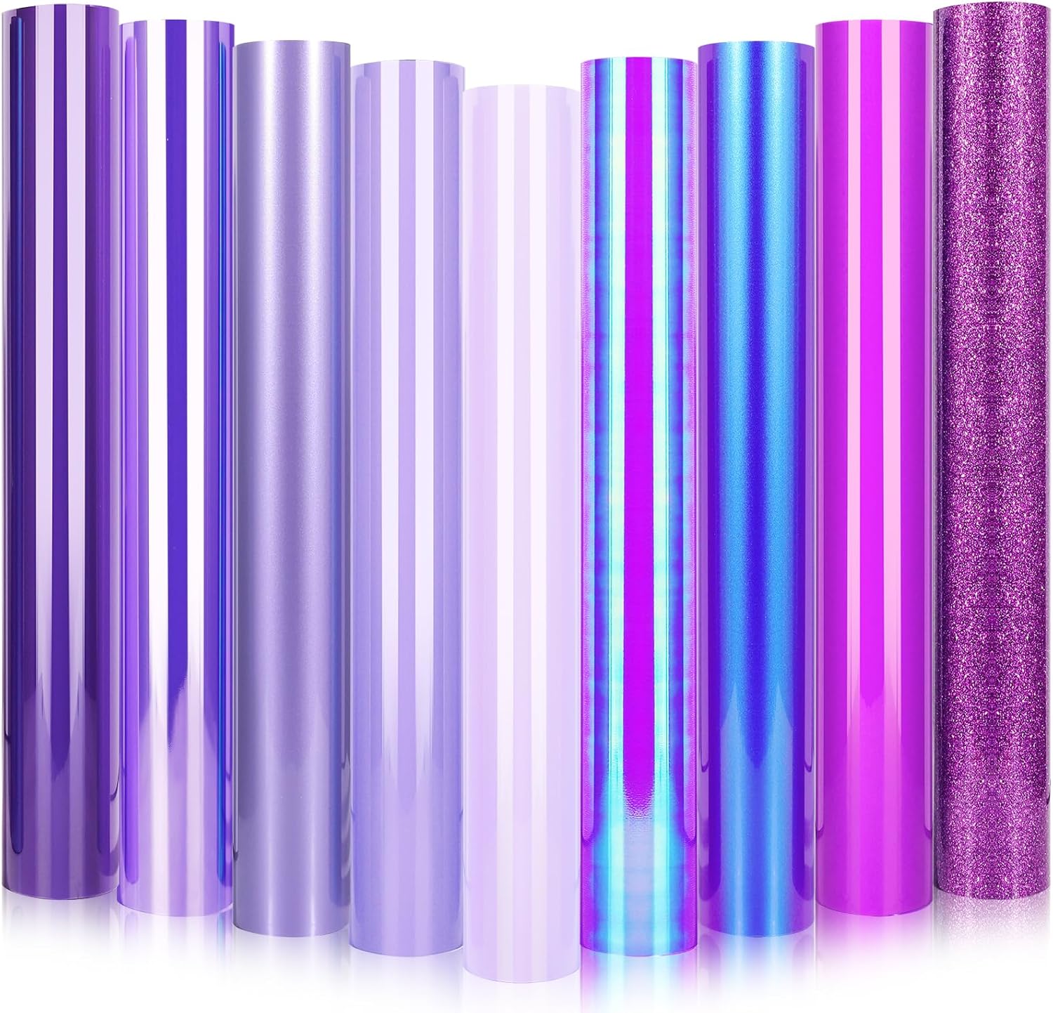 Amazon.com: GIRAFVINYL Purple HTV Vinyl, Purple Iron on Vinyl - 12” X ...