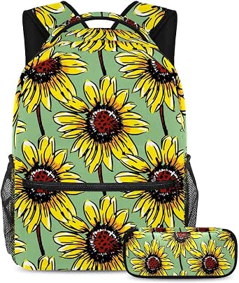 Fruit Pineapple Lemon Banana School Backpack for Girls Boys Backpacks ...