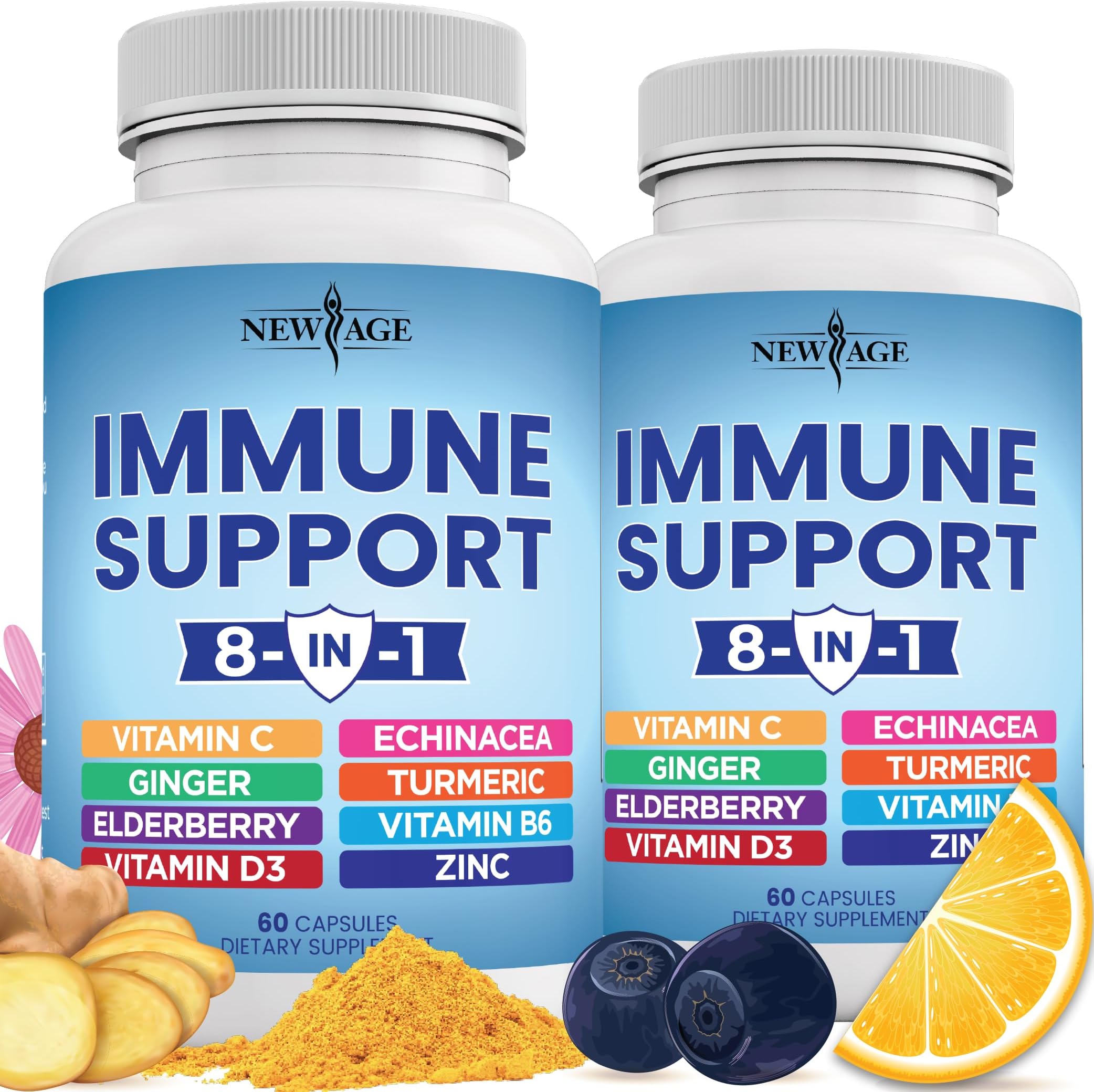 Amazon.com: 12 in 1 Premium Immune Defense Vitamins - Immune Supplement ...