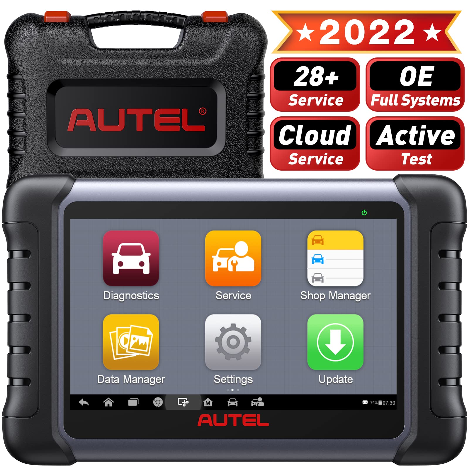 Buy Autel Scanner MaxiCOM MK808, 2022 Bidirectional Diagnostic Tool ...