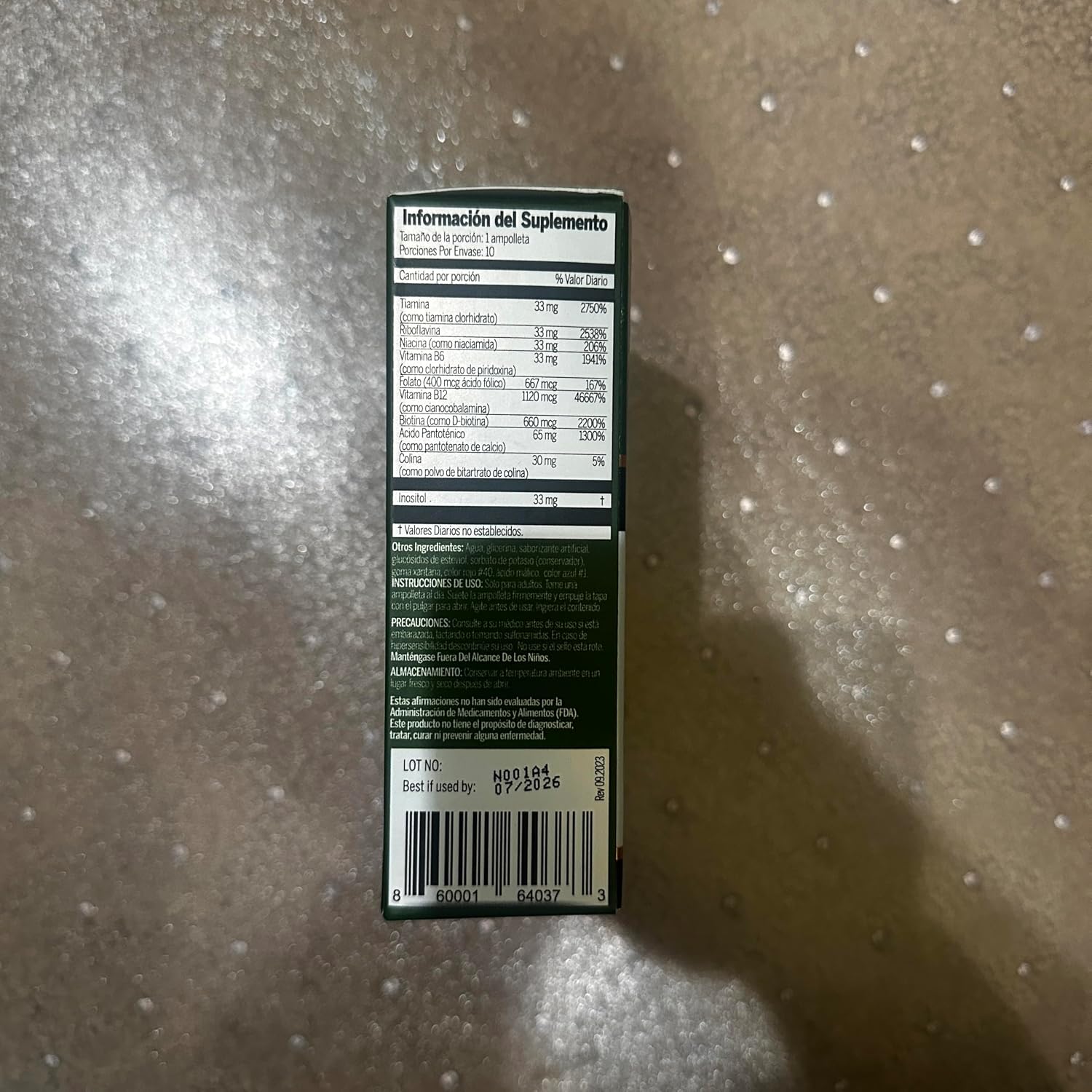 Suplemento Líquido de Vitamina B Complex 50.000 – 10 Ampolas de 100ml ...