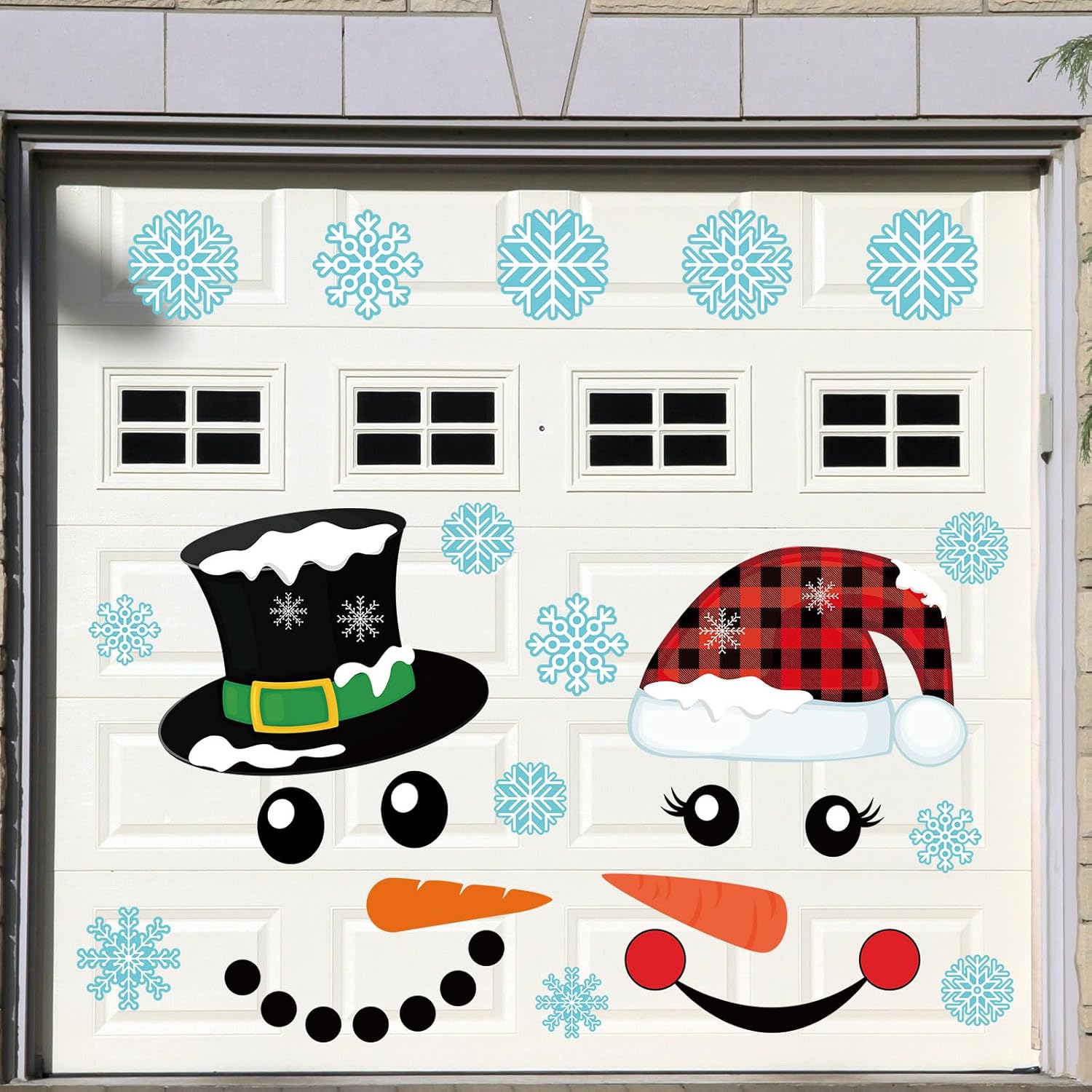 Amazon.com: 30 Pcs Christmas Garage Door Magnet Decorations Merry ...