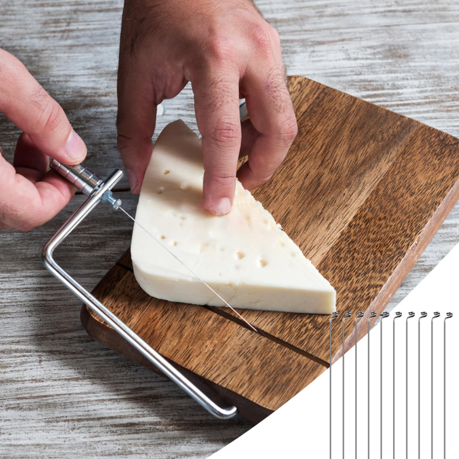 Snapklik.com : 10 Pieces Cheese Slicer Wire, Cheese Wire Replacement ...
