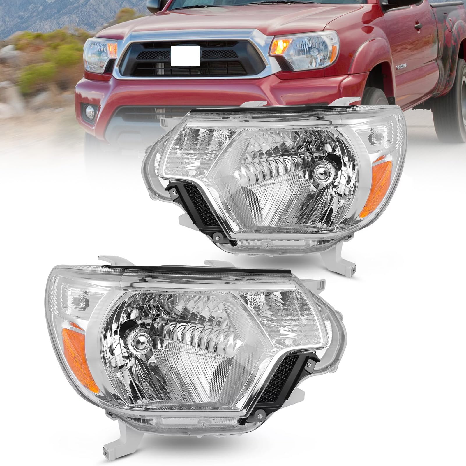 Amazon.com: 2012 2013 2014 2015 Tacoma Headlights,Headlight Assembly ...