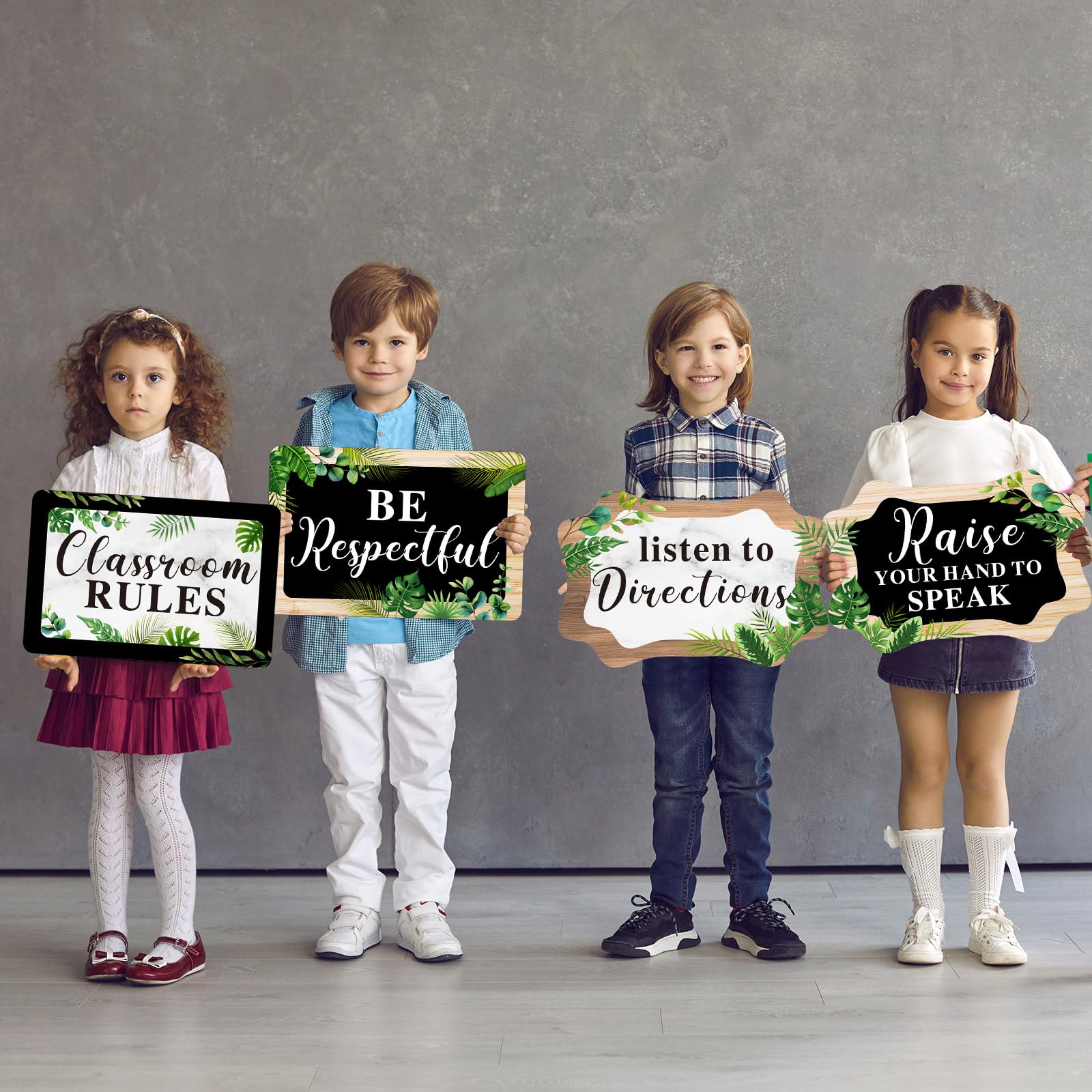 Snapklik.com : Classroom Rules Posters Eucalyptus Farmhouse Classroom ...