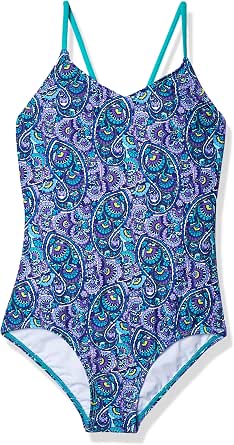 Amazon.com: Kanu Surf Girls' Sundance Paisley Beach Sport 1-Piece ...