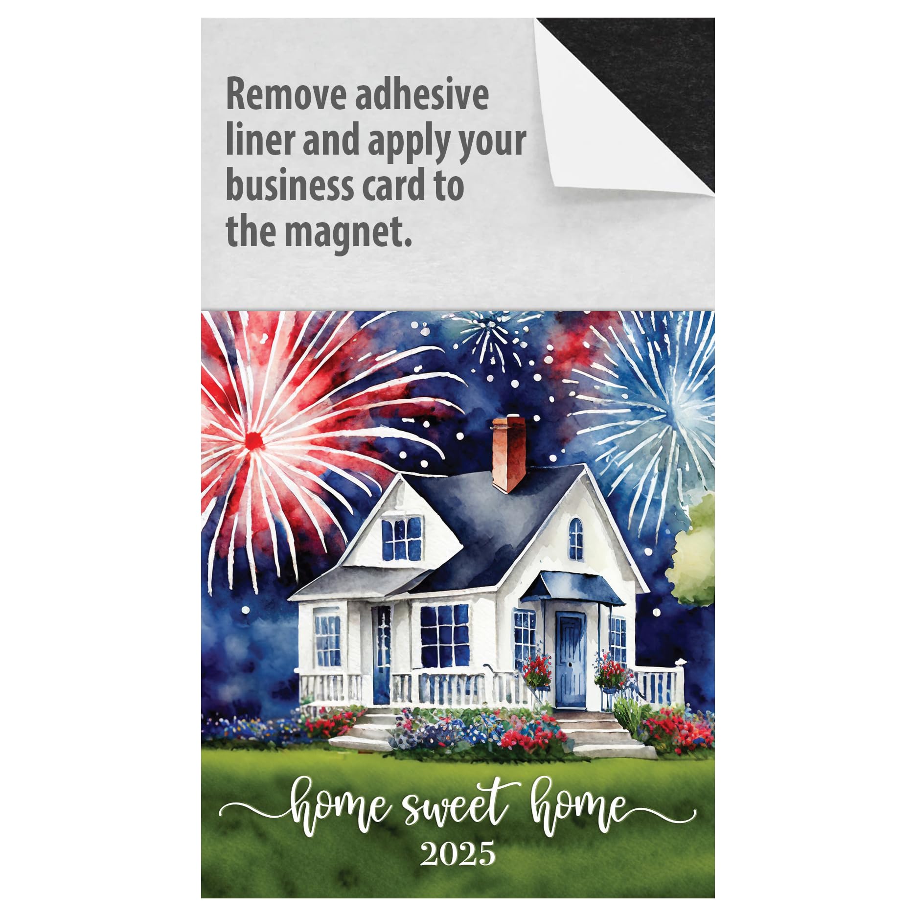 Amazon.com: 2025 Peel and Stick Magnetic Business Card Calendars, Box ...