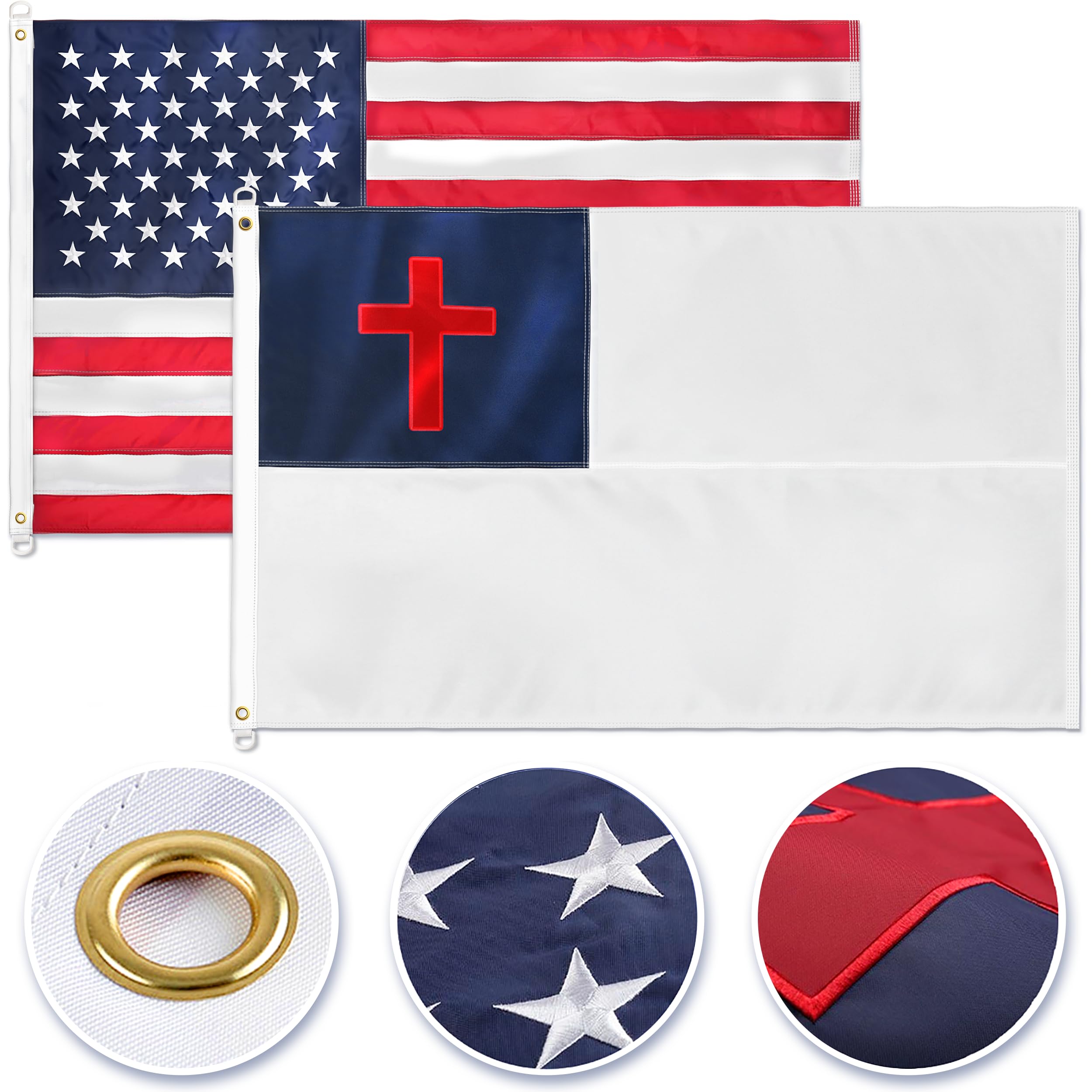 Christian And American Flag Amazon.com : FLAGWIX Christian Patriot