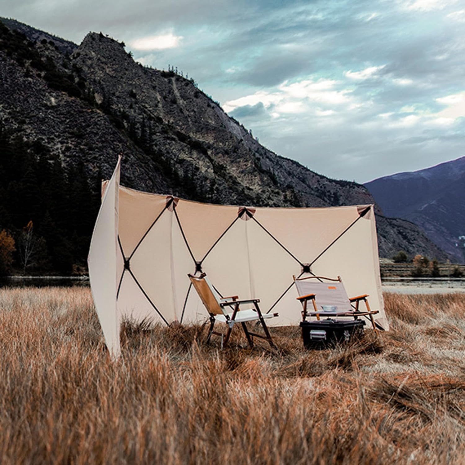 Amazon.com: Beach Wind Blocker, Large Camping Wind Blocker, Outdoor ...