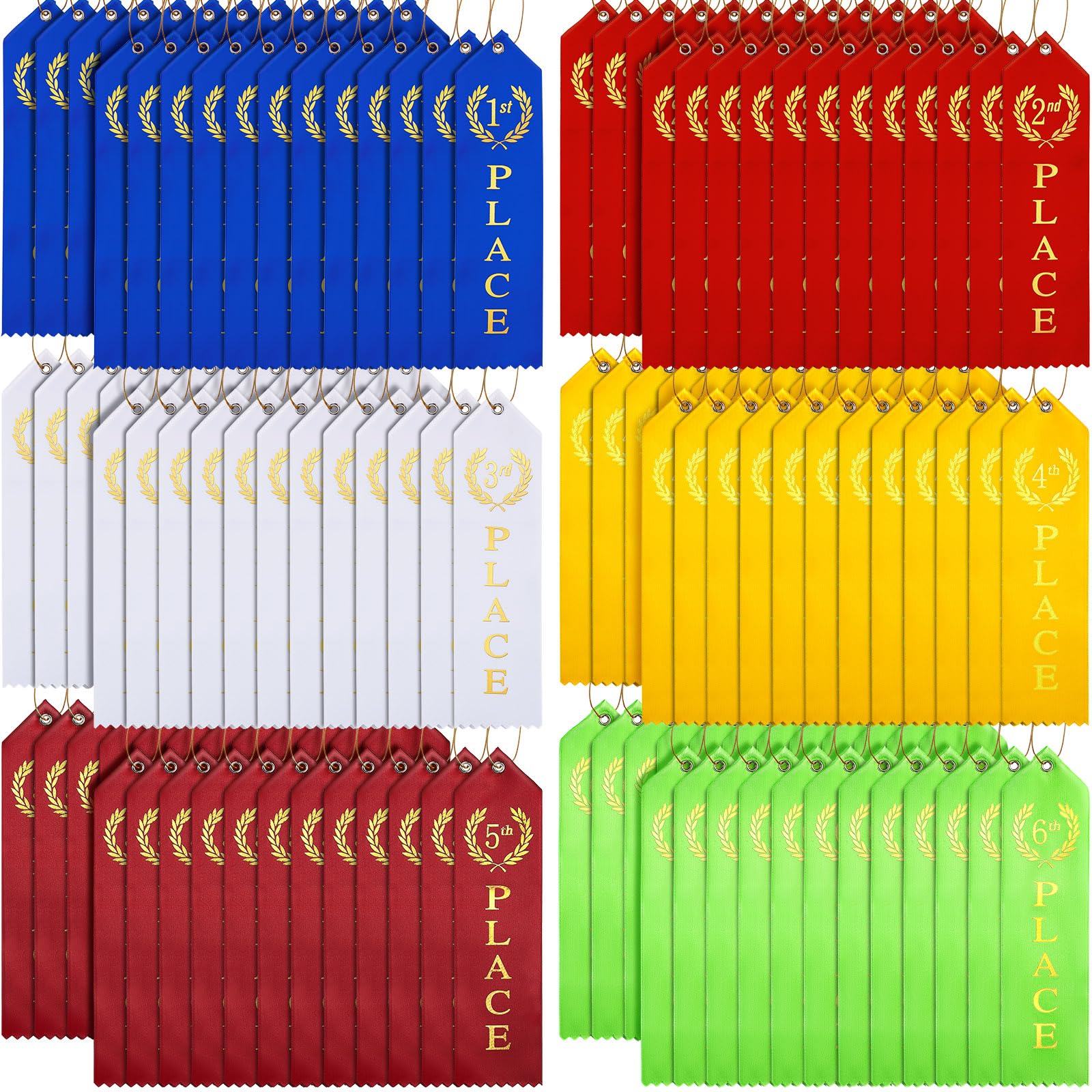 Amazon.com : Kenning 180 Pcs Swimming Gymnastics Track Award Ribbon ...