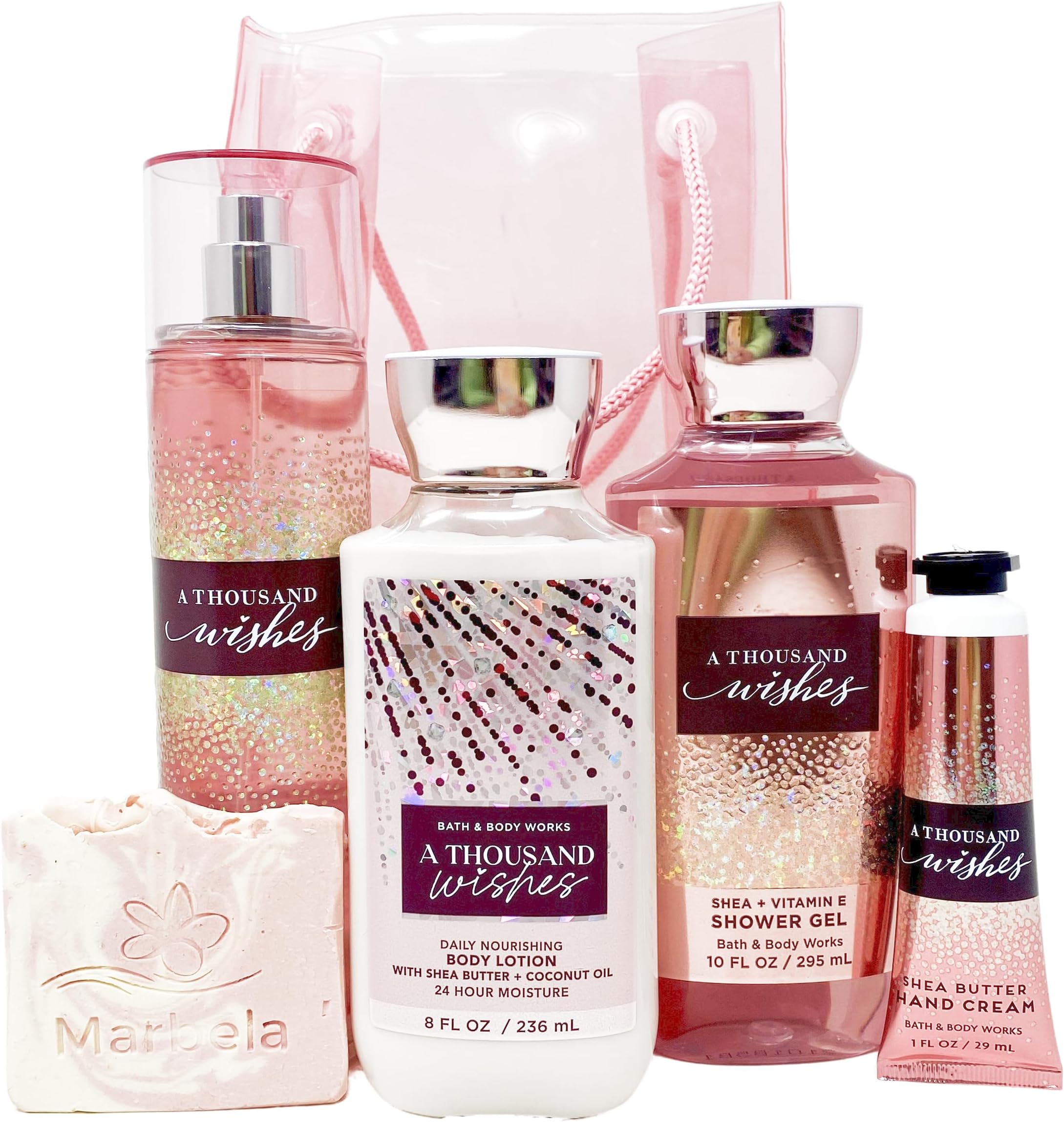 Amazon.com : Bath and Body Works CHAMPAGNE TOAST Gift Bag Set - Body ...
