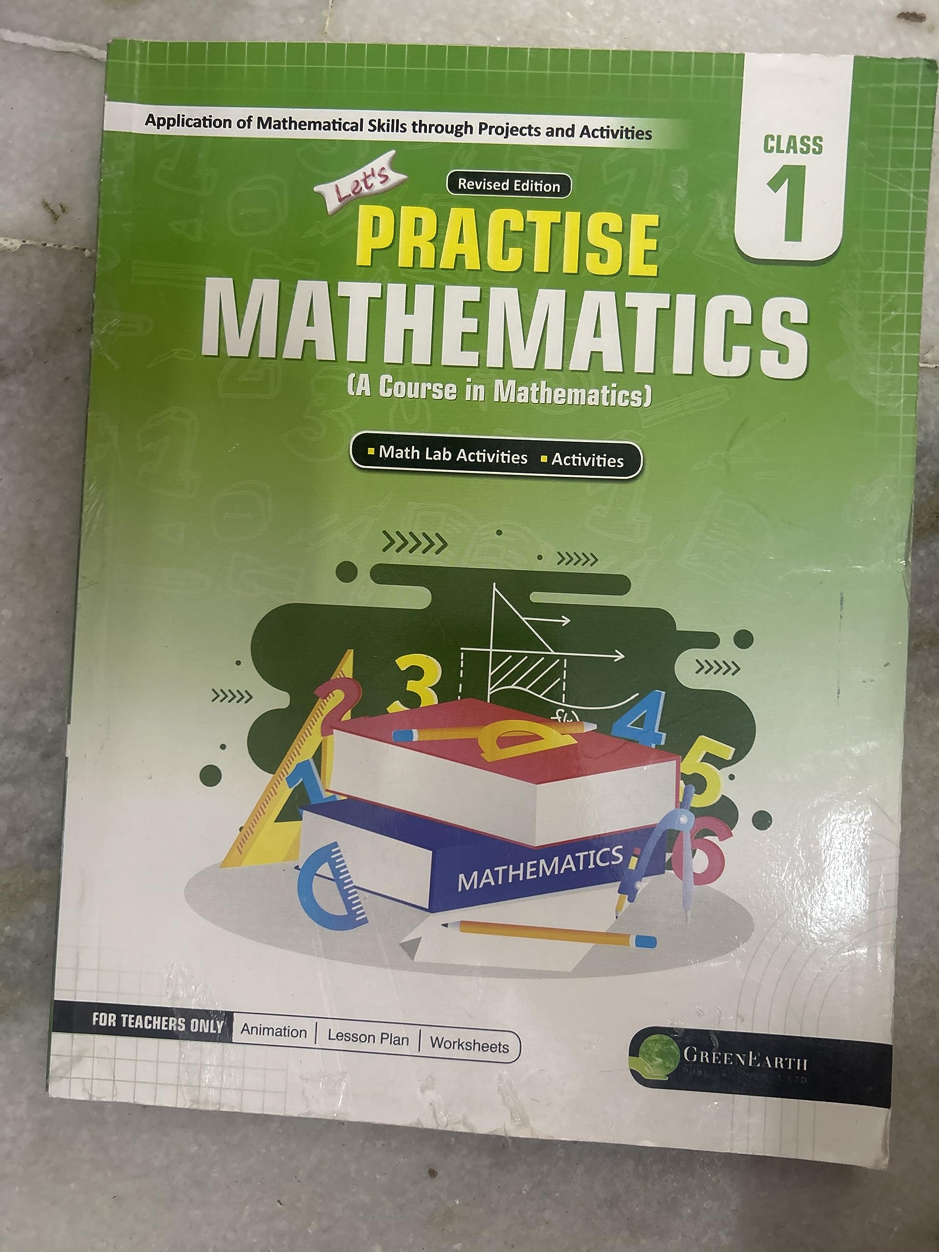 Green Earth Let's Practise Mathematics Class 1 : Amazon.in: Books