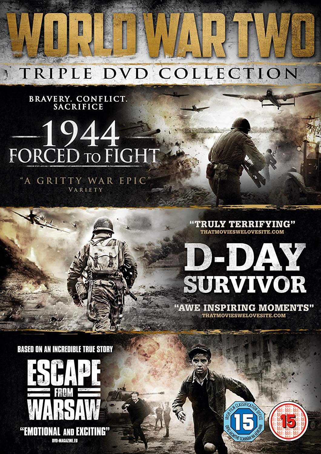 World War Two Triple DVD Collection - 1944: Forced to Fight, D-Day ...