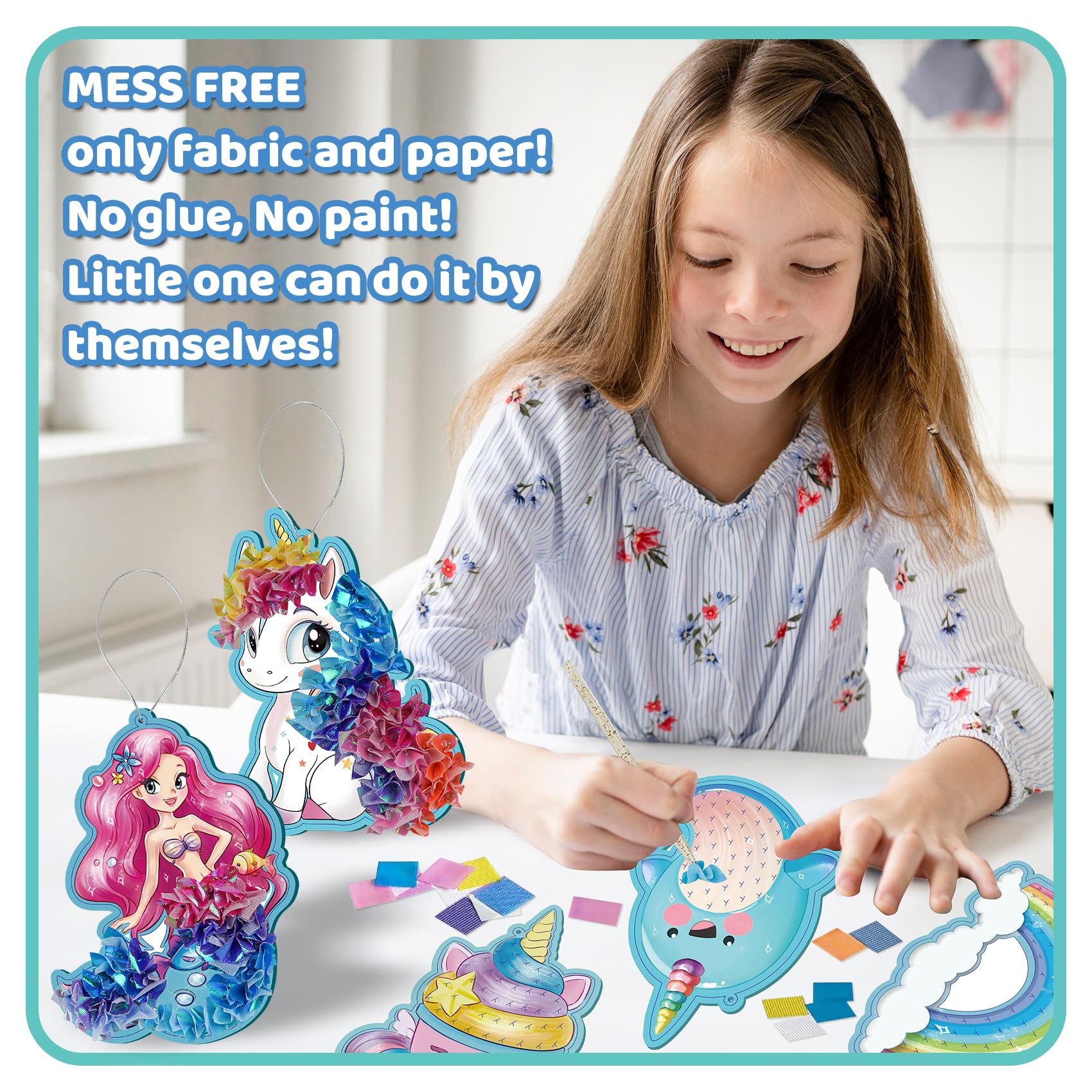 Snapklik.com : 8 Packs Poke In Crafts Art Kits For Girl, Unicorn ...
