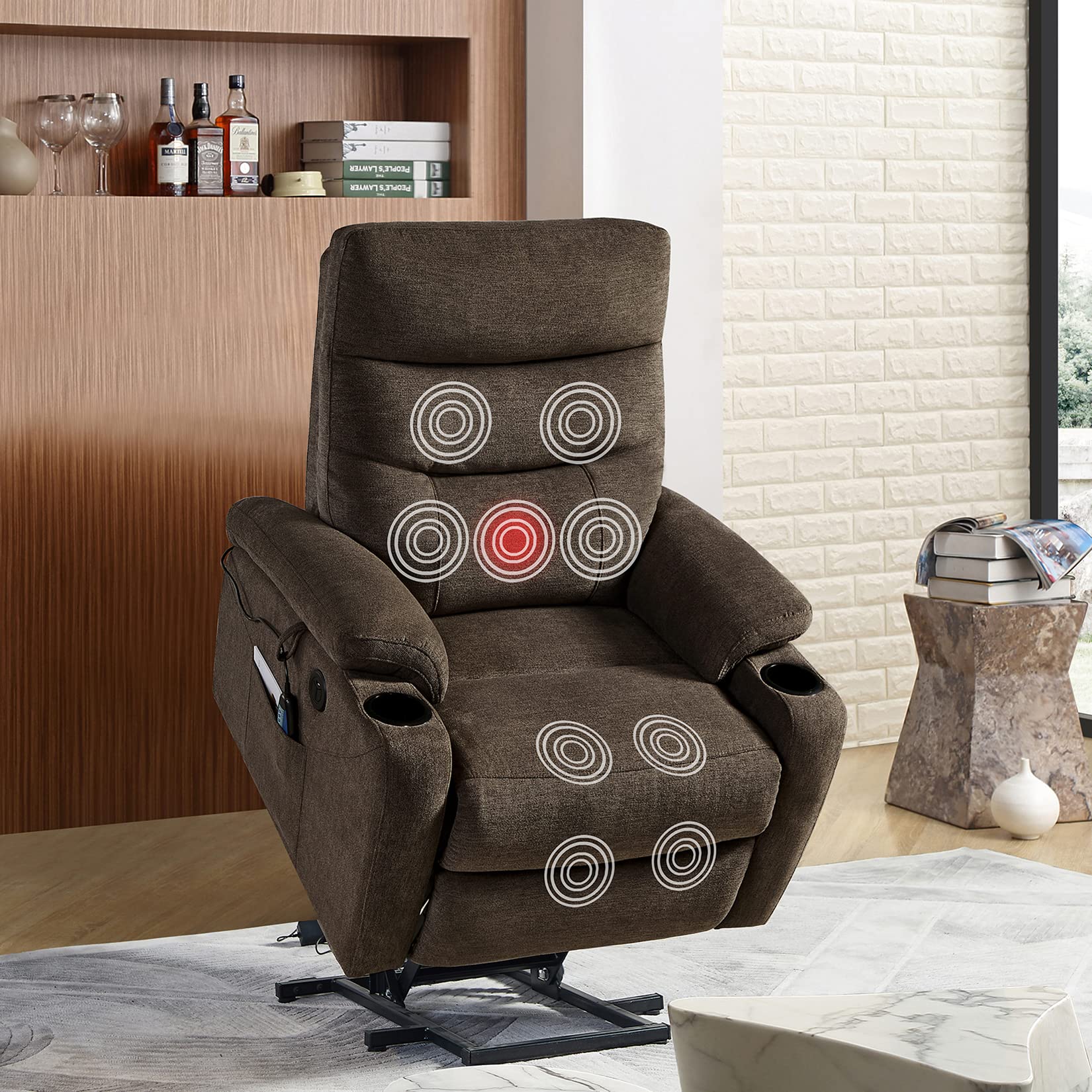 Amazon.com: Electric Power Lift Recliner Chair for Elderly Zero Gravity ...