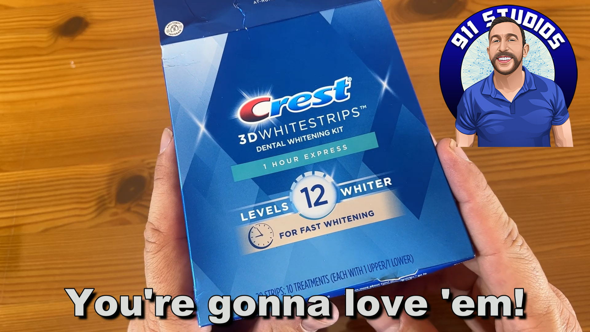 Watch Crest 3D Whitestrips, 1 Hour Express, Teeth Whitening Strip Kit ...