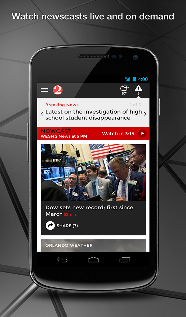 WESH Orlando news and weather - App on Amazon Appstore