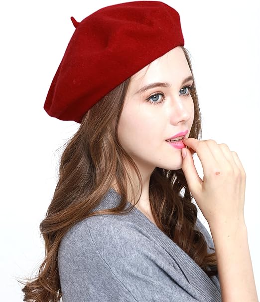 Classic WW004 Winter 100% Wool Warm French Art Basque Beret Tam Beanie ...