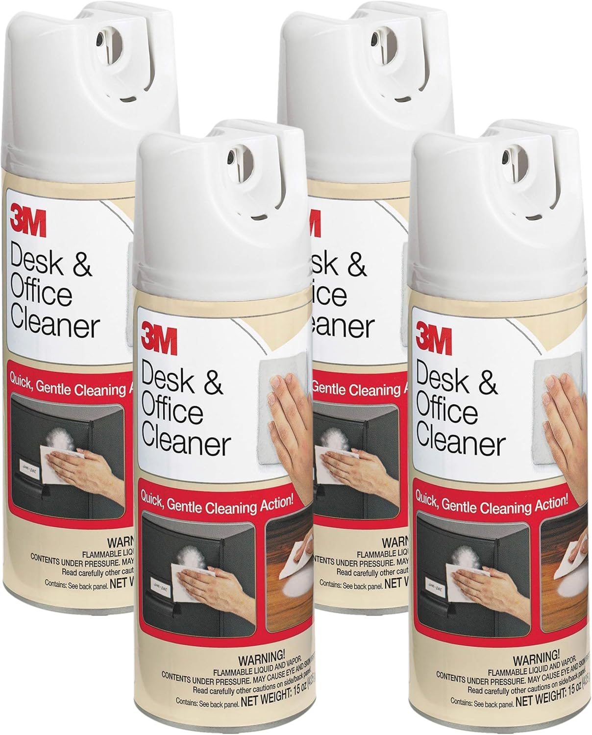 Amazon.com: 3M Desk/Office Cleaner Spray 3m, 15 Ounce (Pack of 4 ...