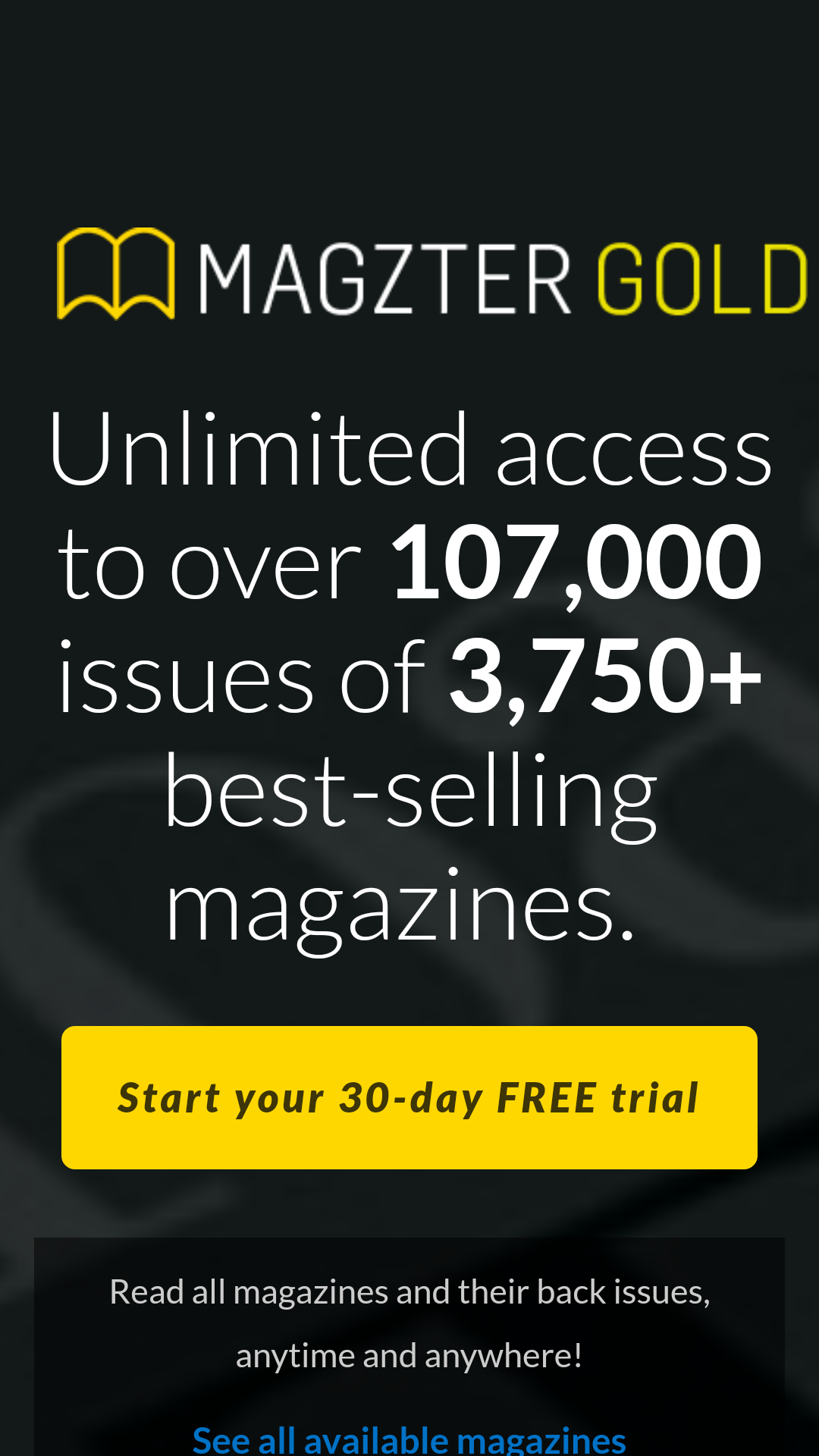 Magzter gold renewal trick applied - App on Amazon Appstore