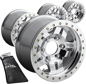 Amazon.com: Fuel D116 Beadlock Anza 1PC Wheels (Set of 4) - Raw ...