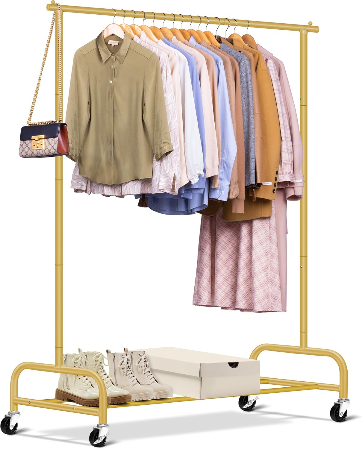 Amazon.com: SLEEPING LAMB Heavy Duty Clothes Racks for Hanging Clothing ...