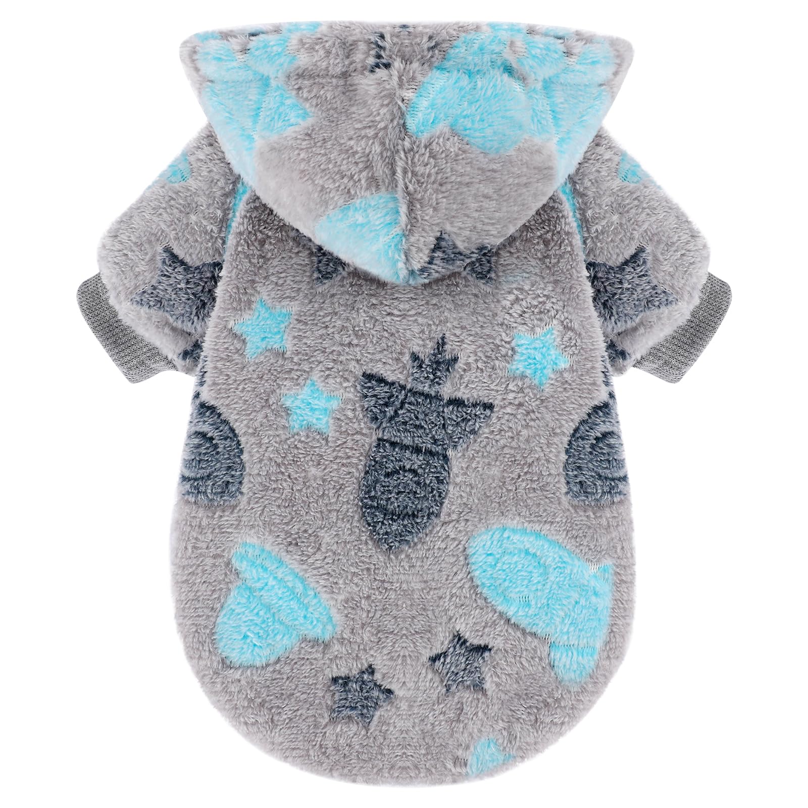 Amazon.com : Dog Sweater for Small Dogs Boy, Fleece Dog Hoodie Clothes ...