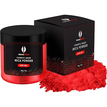 Amazon.com: Deep Red Mica Powder Pigment (100g) -Cosmetic Grade ...