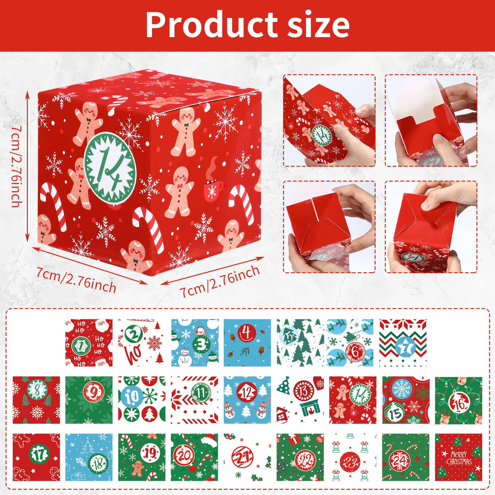 25 Days Of Christmas Countdown Box