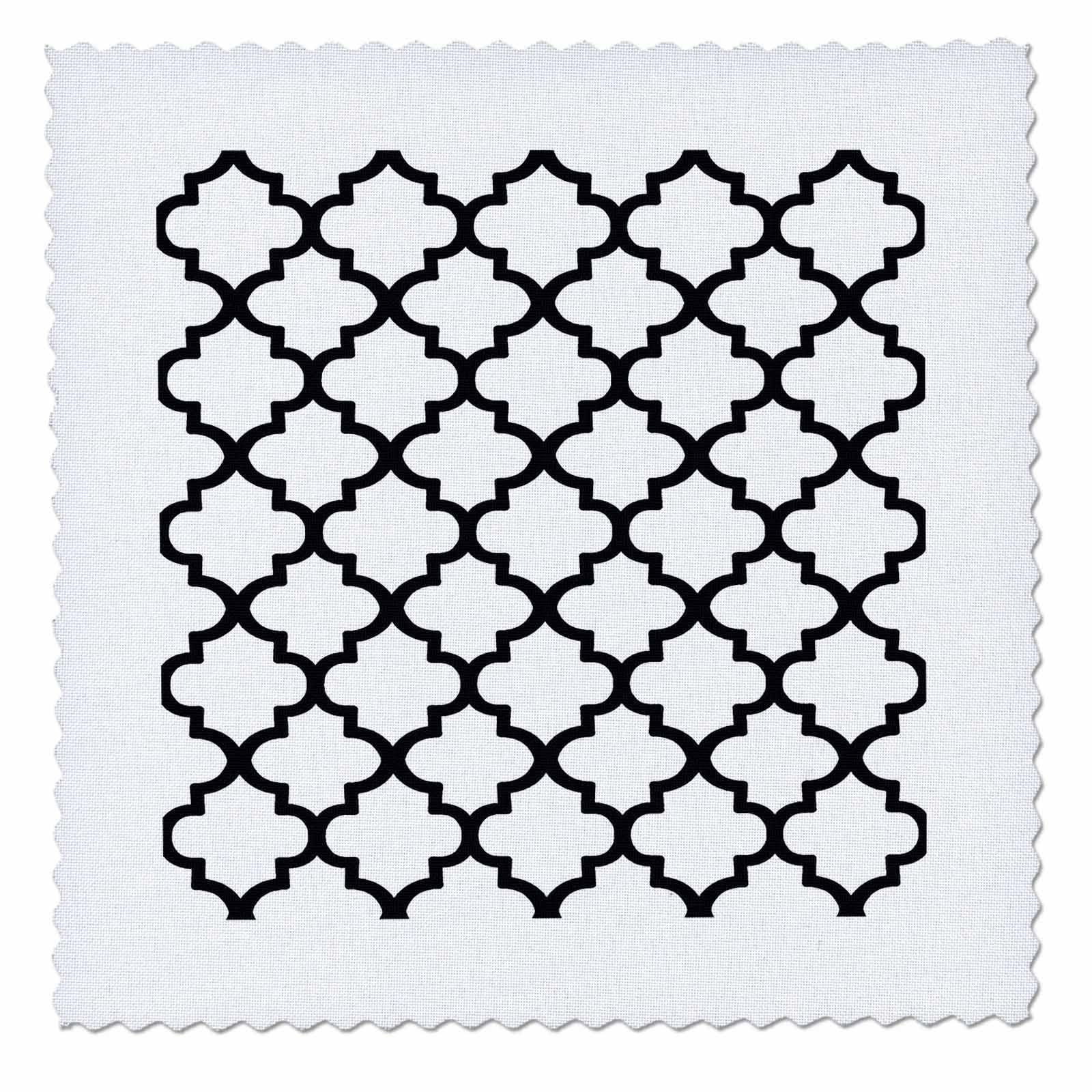Square Quatrefoil Outline
