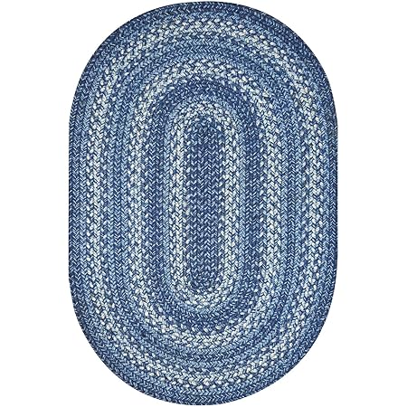 Amazon.com: Collections Etc Versatile Alpine Braided Accent Rug with 3 ...