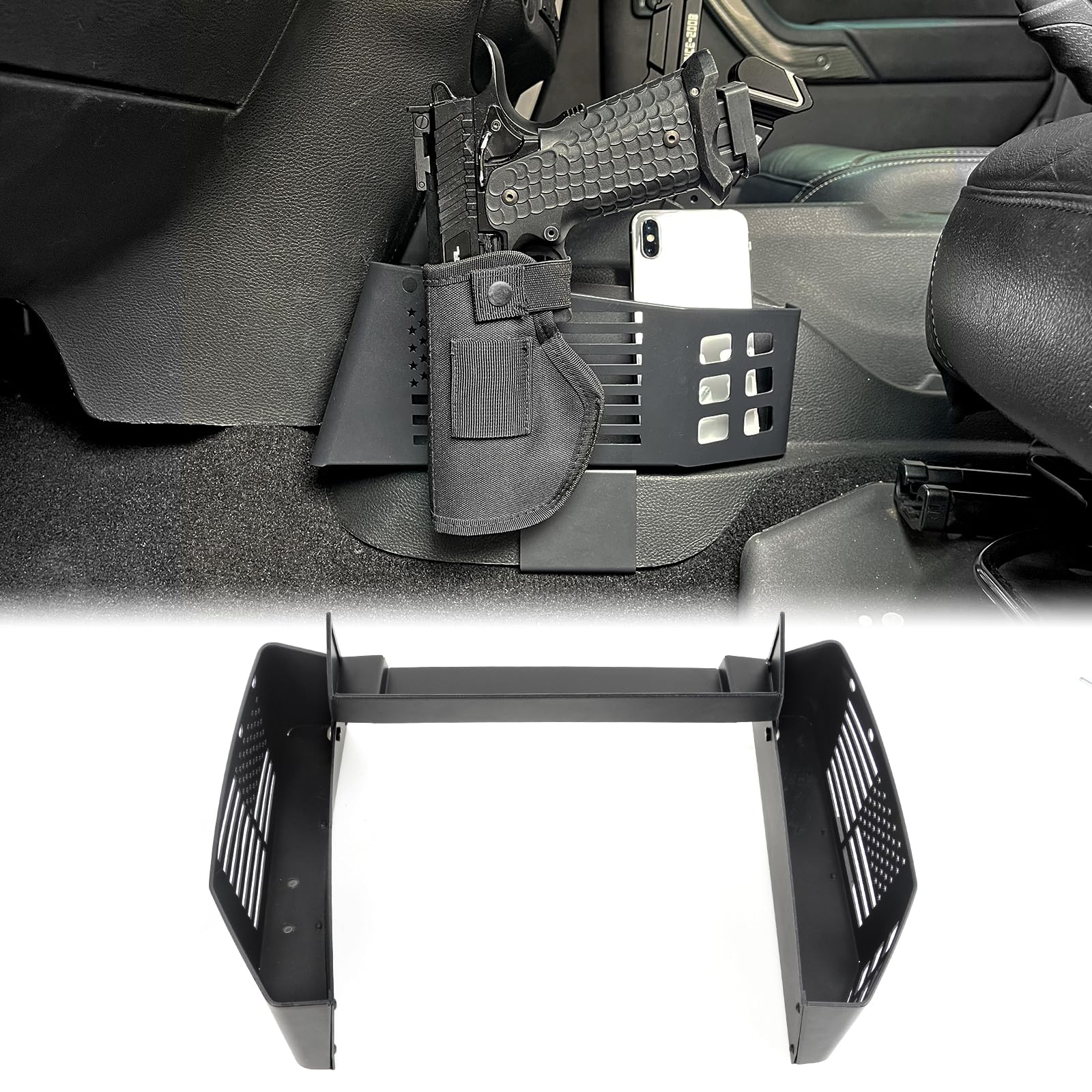 Amazon.com: MAIKER Upgrade JK Metal Gear Shift Storage Box Center ...