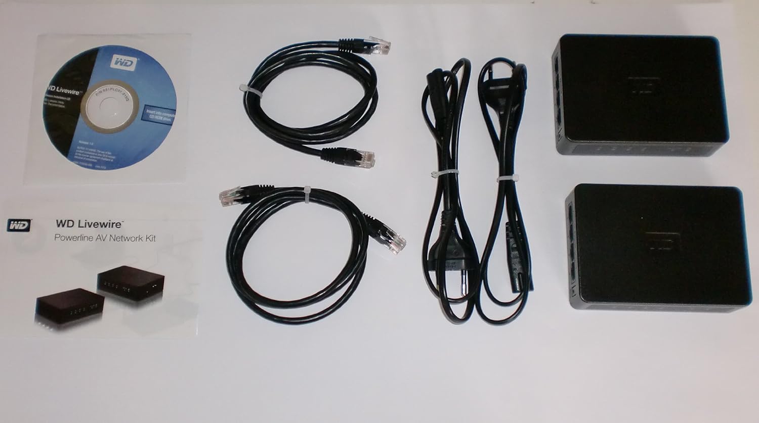 WD Livewire Powerline AV Network Kit (4 Ports, Twin Pack) : Amazon.co ...