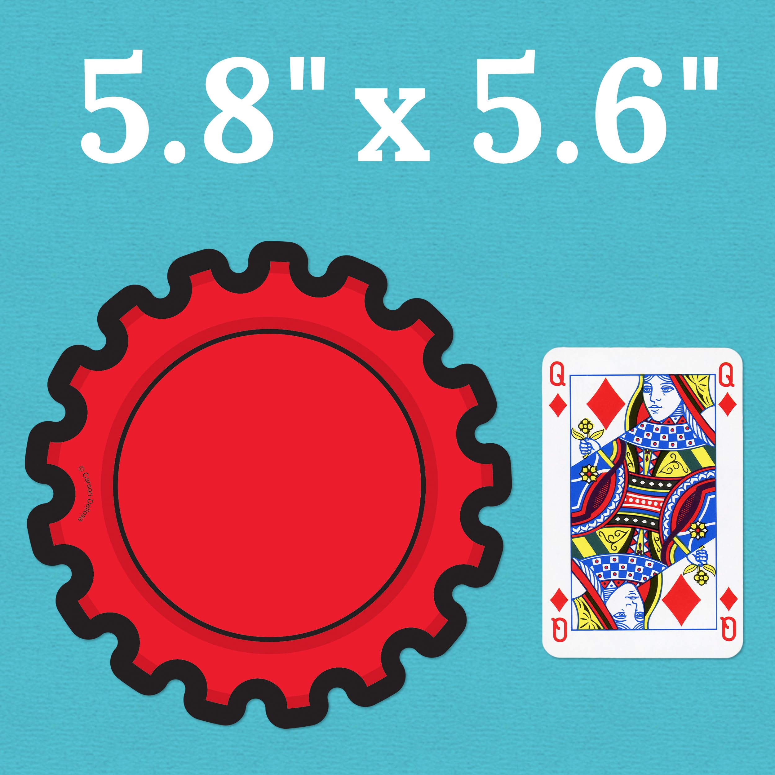 Snapklik.com : Carson Dellosa 36-Piece Gear Bulletin Board Cutouts, Red ...