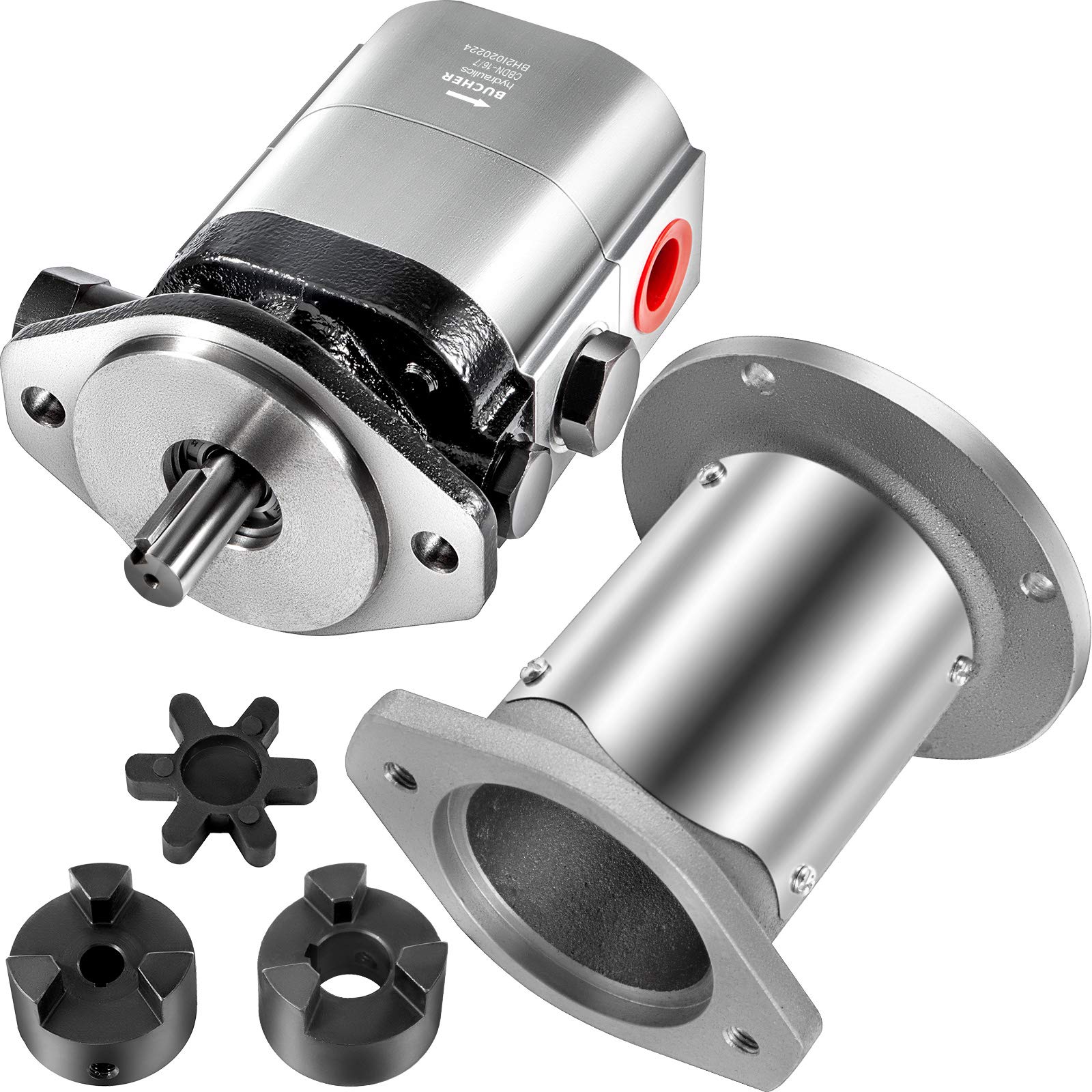 Buy VEVOR Hydraulic Wood Splitter Pump, Aluminum 2-Stage Log Splitter ...