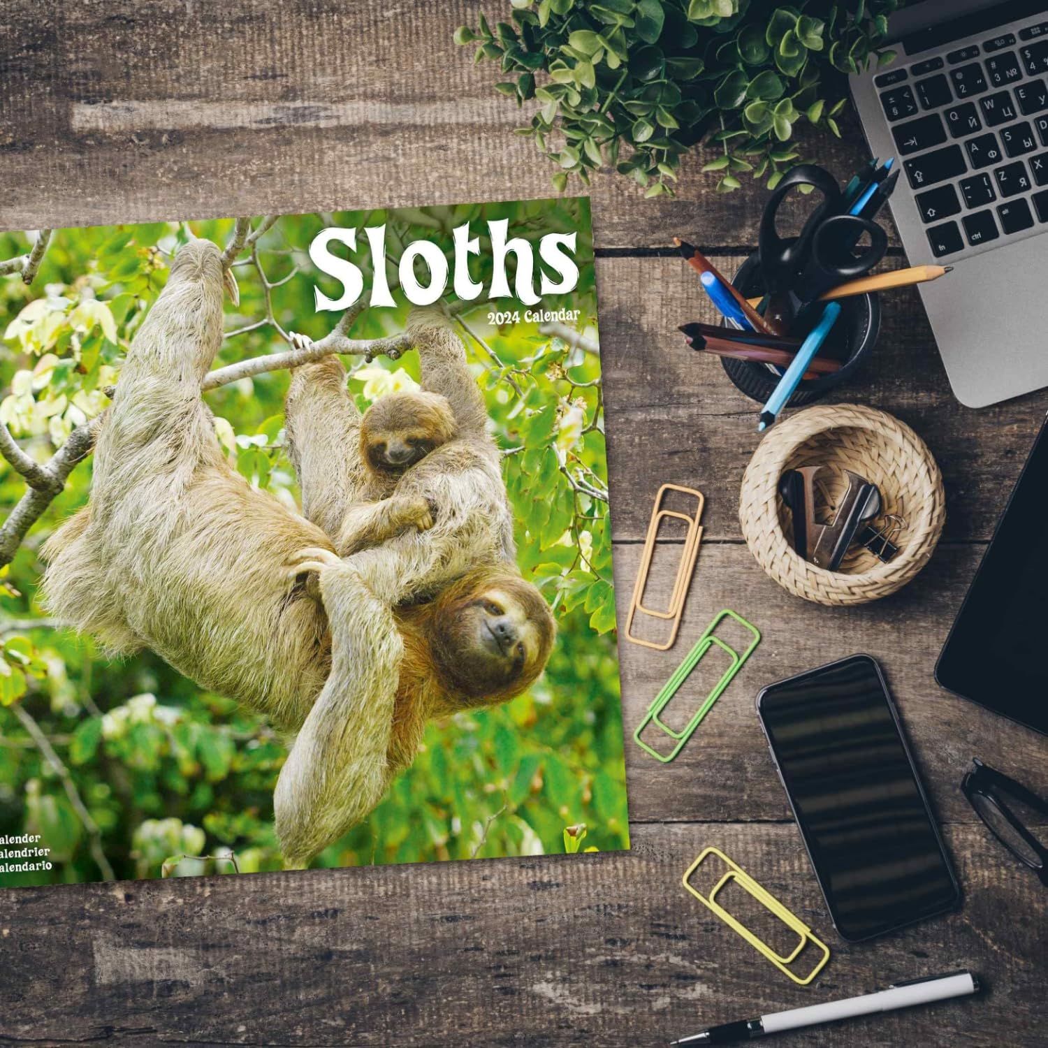 Snapklik.com : 2023 2024 Sloths - African Wildlife Monthly Wall ...
