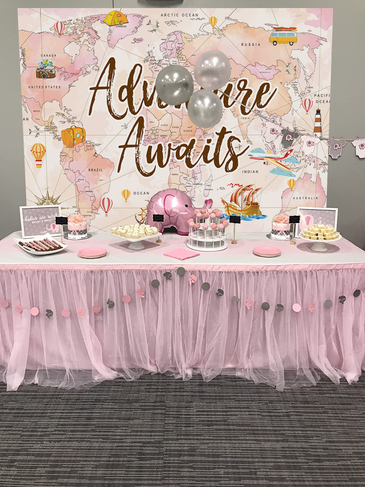 Snapklik.com : Adventure Awaits Backdrop Travel Themed Adventure ...