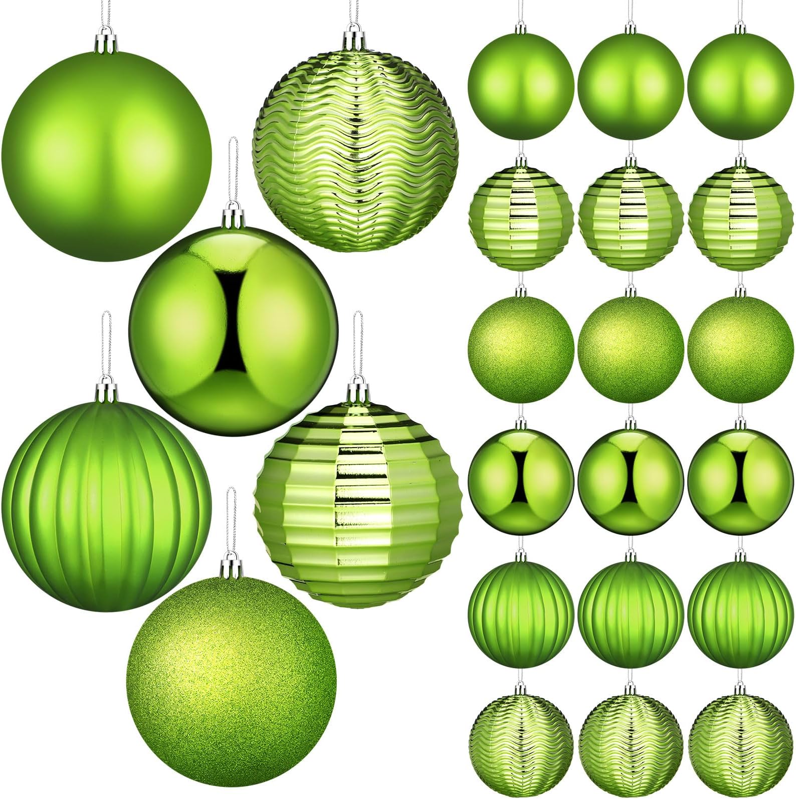 Amazon.com: Christmas Concepts® Pack of 15-8.5cm, 85mm (3.4") Droplet ...