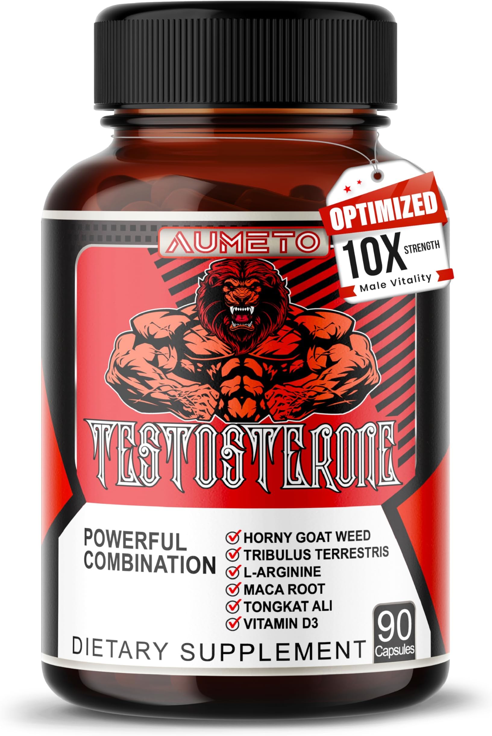 Amazon.com: Prime Labs Prime Test Testosterone Booster + Organic Black ...