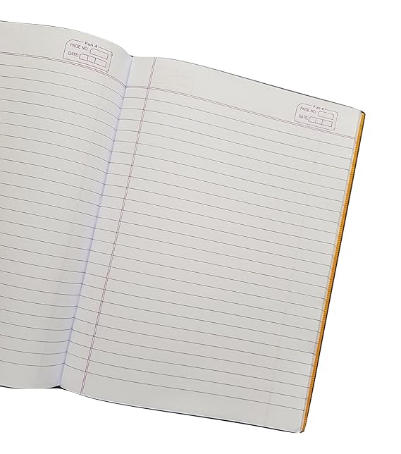 VANDI Single Line Ruled Copy Covered with Brown Plastic (Pack of 5 ...