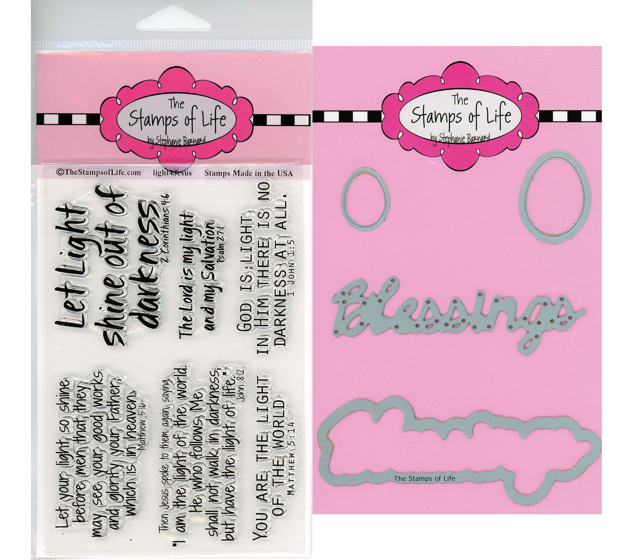 Amazon.com: Faith Christian Stamps and Dies for Scrapbooking and Card ...