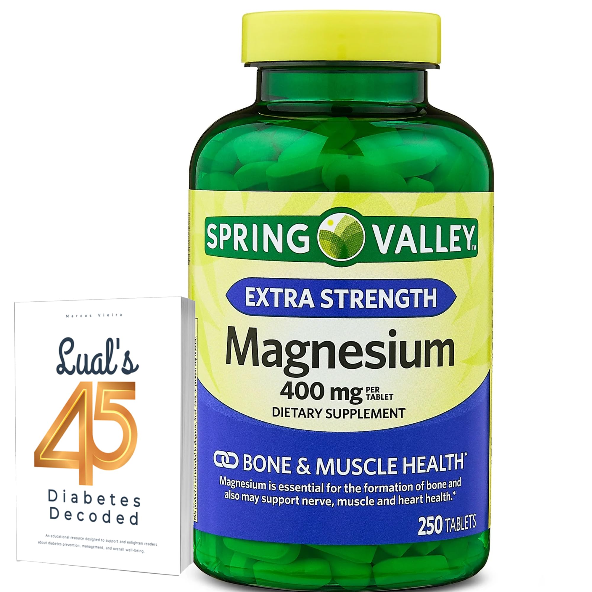 Amazon.com: Spring Valley Magnesium 400mg Tablets | Best Magnesium ...