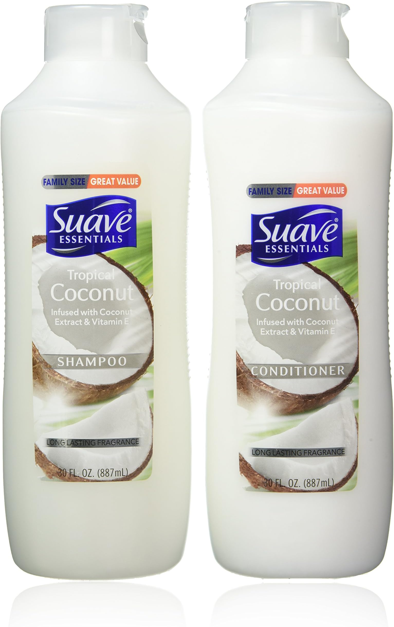 Amazon.com : Suave Shampoo & Conditioner Set, Tropical Coconut ...
