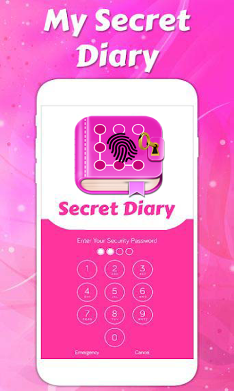 pink diary with fingerprint lock - App on Amazon Appstore
