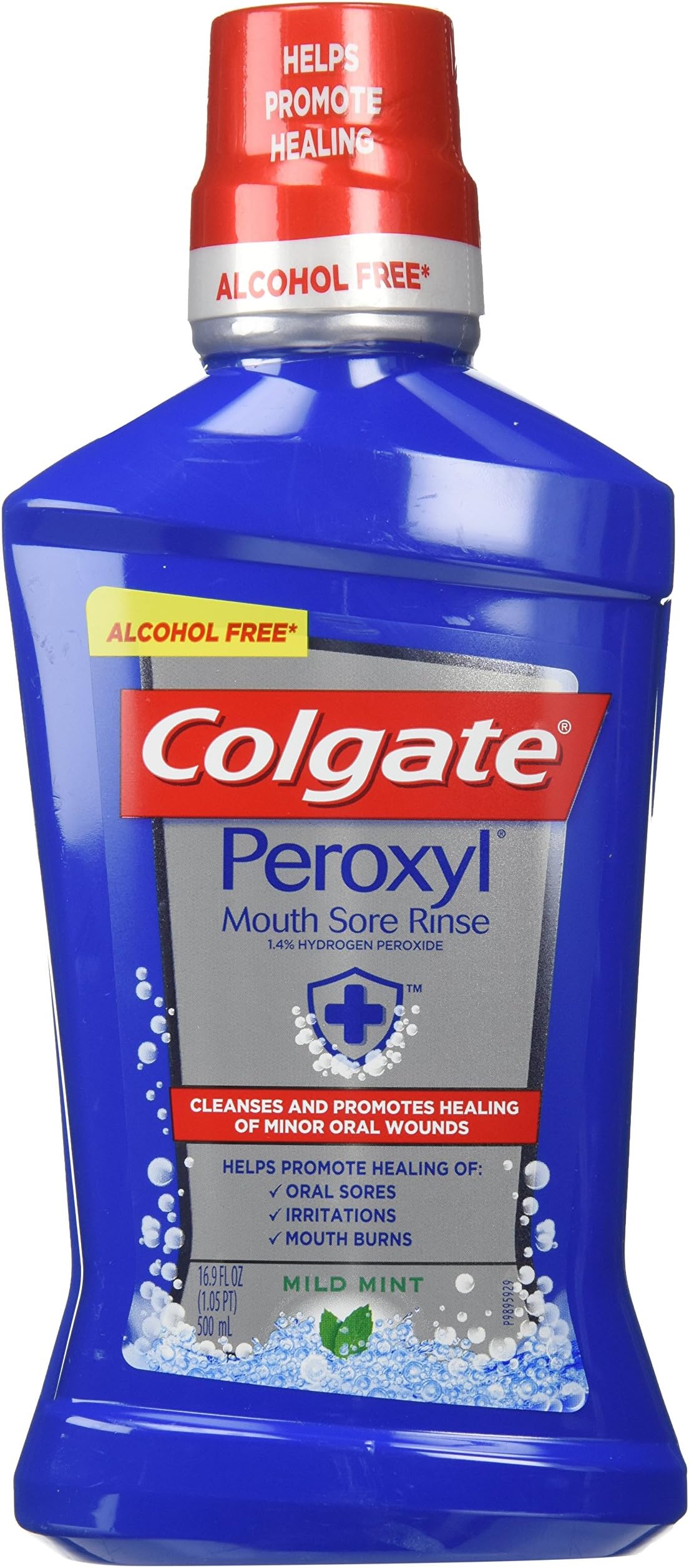 Amazon.com : Colgate Peroxyl Antiseptic Mouthwash and Mouth Sore Rinse ...