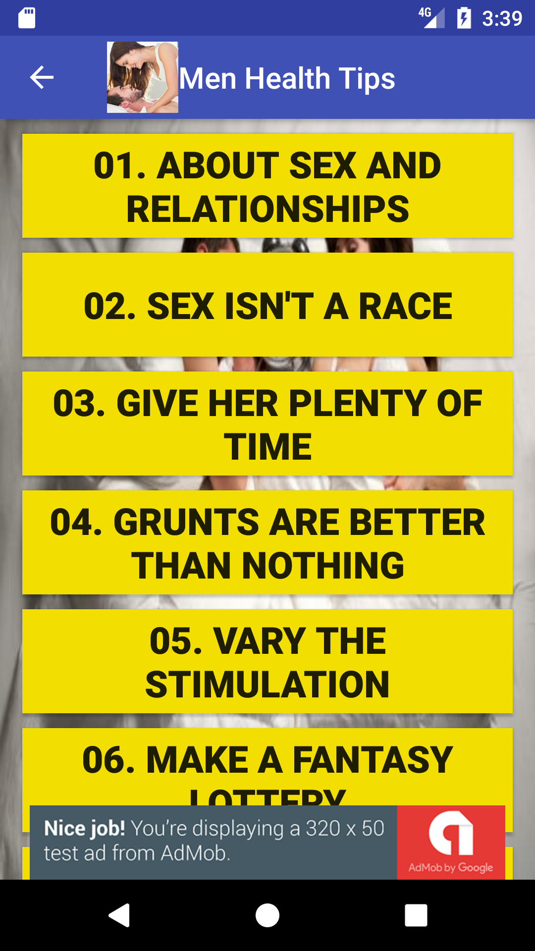 Man's Best Secret Health Tips for Ever - App on Amazon Appstore