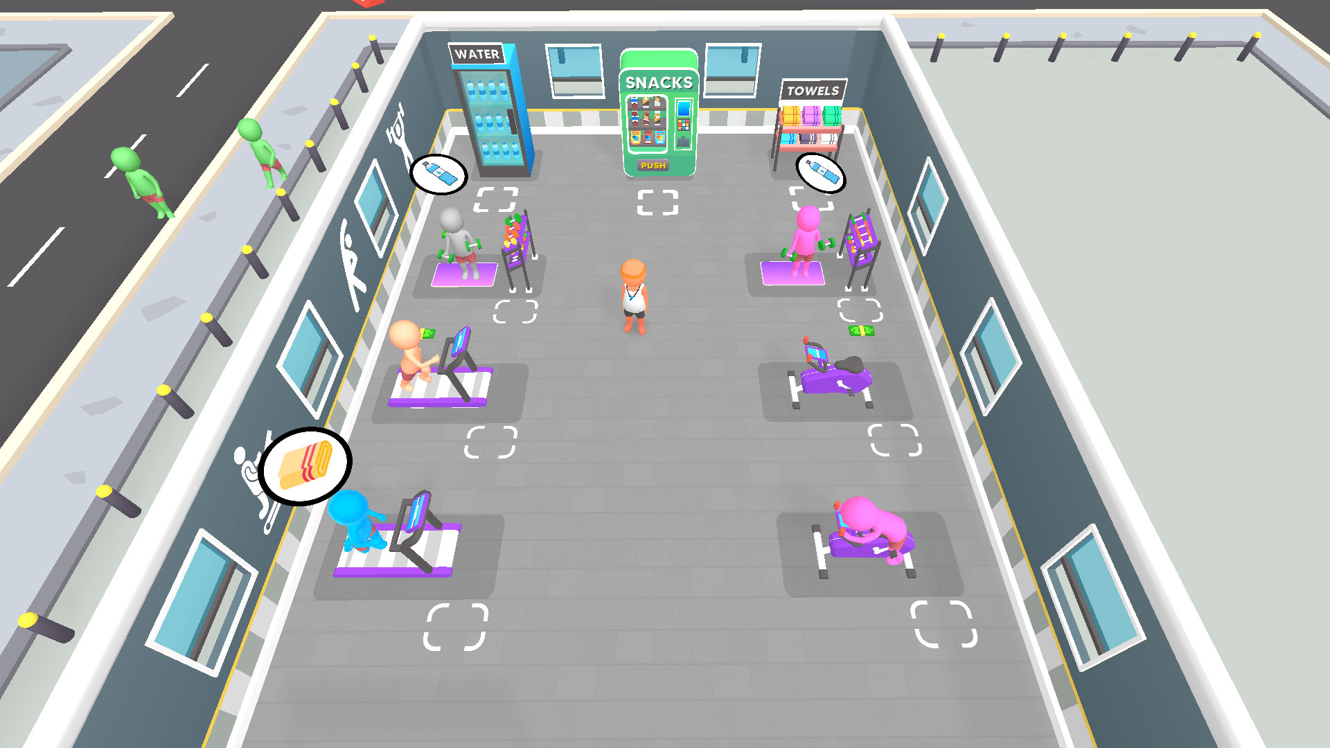 Gym Tycoon Idle Empire Manager: Manage Dream Fitness Club Muscle ...